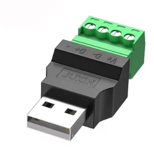 THIDO - Conector USB USB 2,0 tipo A macho a adaptador de conector de ...